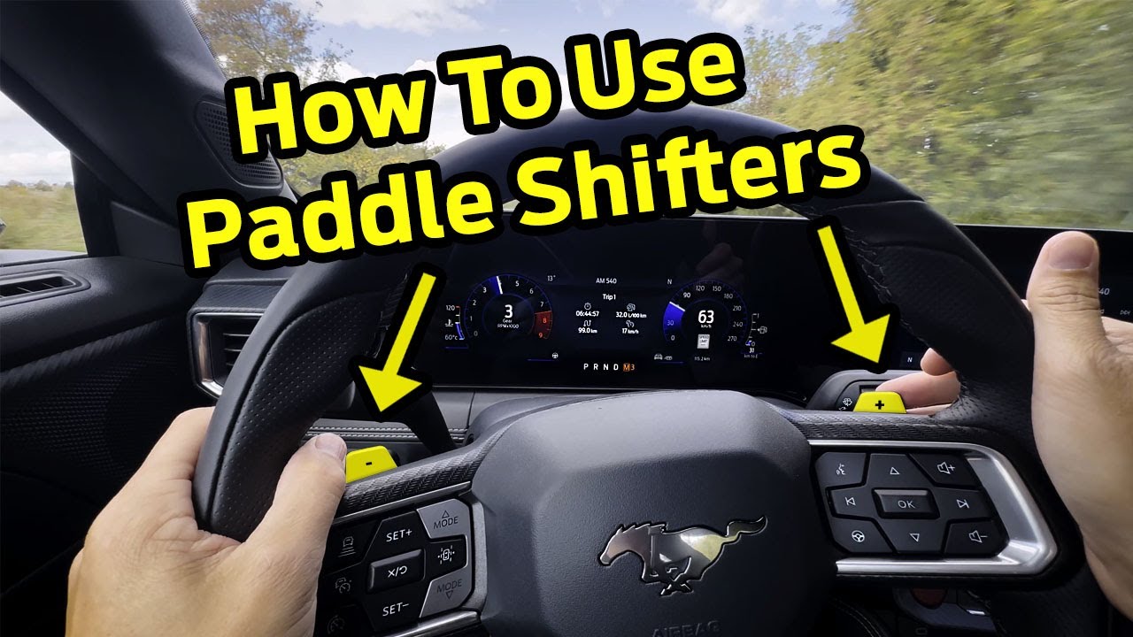 How To Use Paddle Shifters Youtube