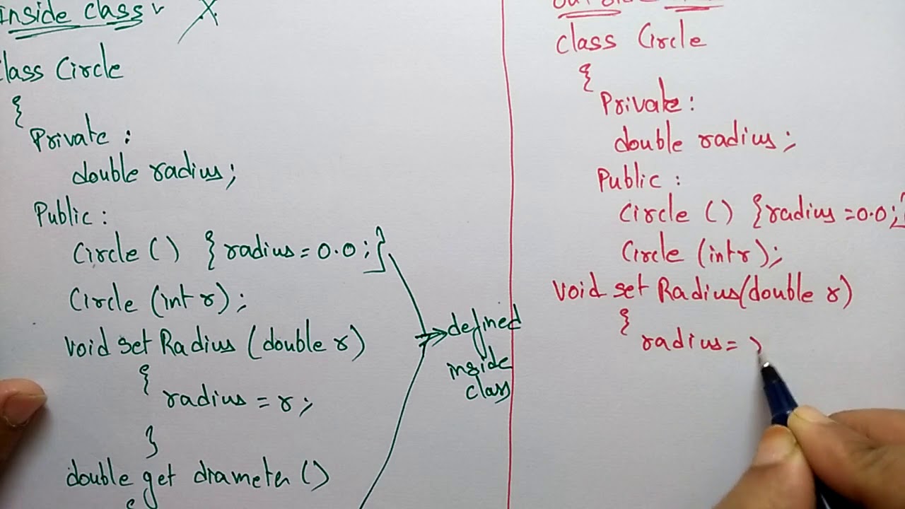 C Class Declaration Part 2 2 Oops In C Lec 14 Bhanu Priya