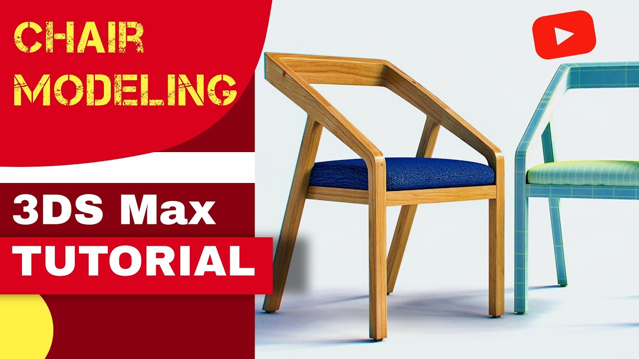 Concept Of 3d Chair Modeling 3ds Max Design Tutorial