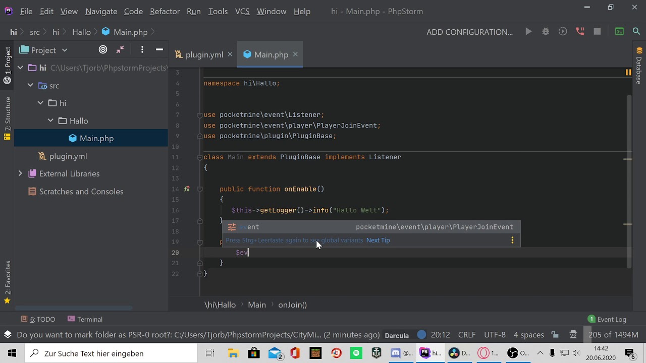 Pocketmine Coding Tutorial Youtube