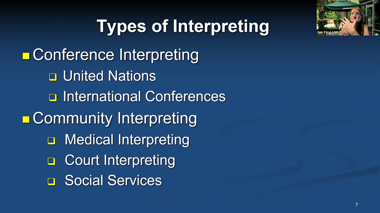 Introduction To The Basics Of Community Interpreting By Dr Suzanne