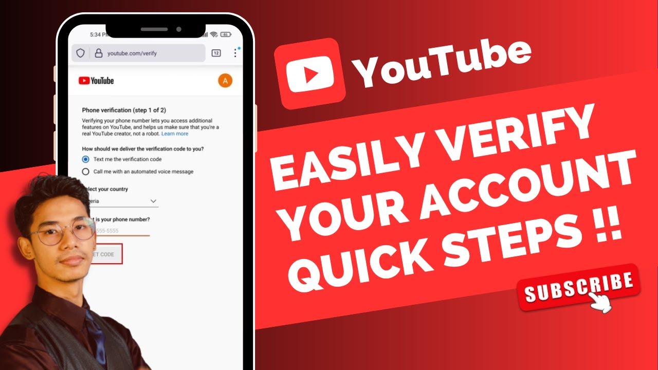 How To Verify Your Youtube Account Youtube