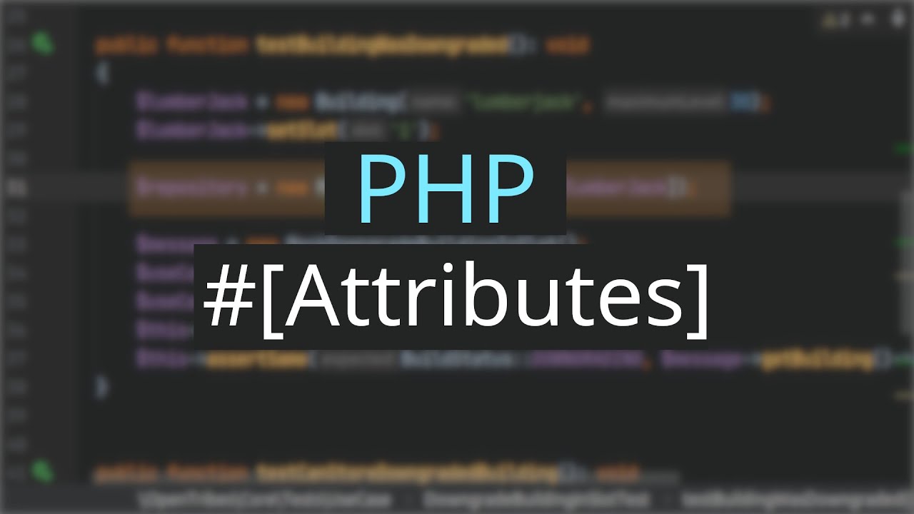 Php Attributes Mit Einem Router Beispiel Youtube