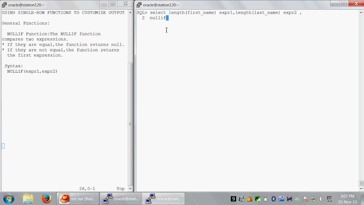 3 13 Nullif Function Youtube