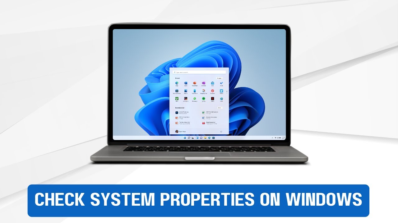 How To Check System Properties On Windows Youtube