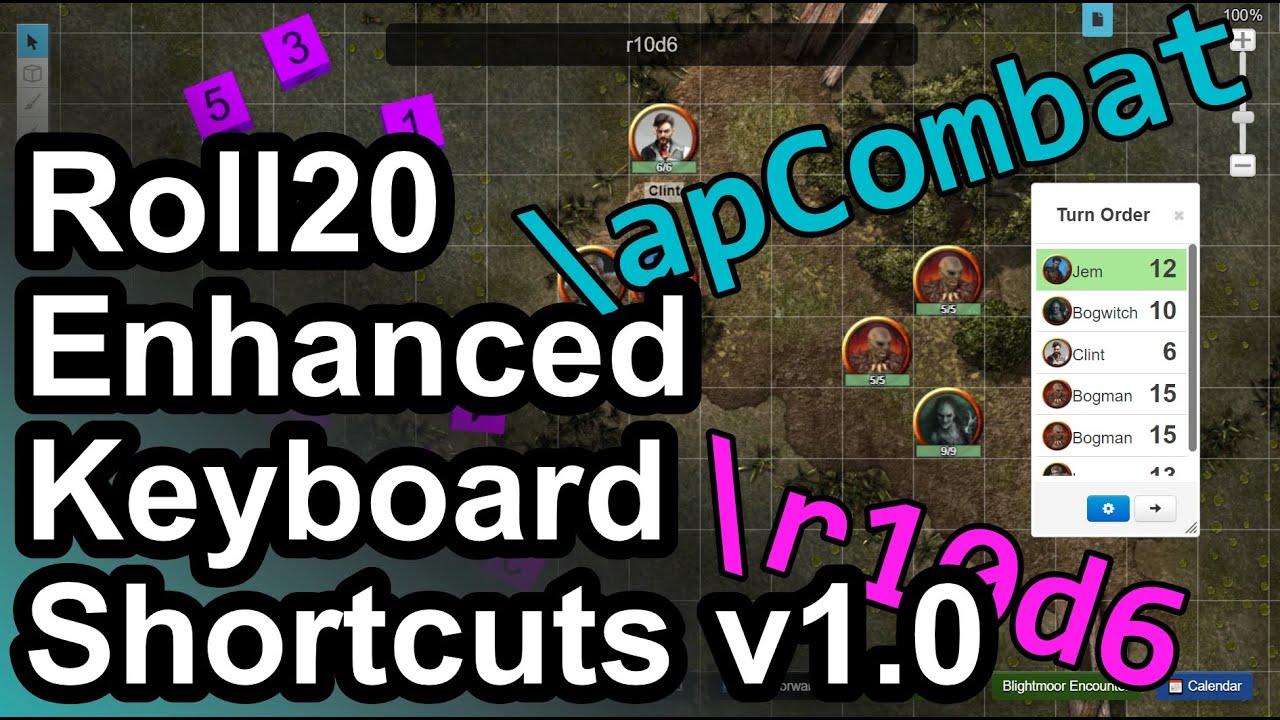 New Release Roll20 Enhanced Keyboard Shortcuts V1 0 Youtube