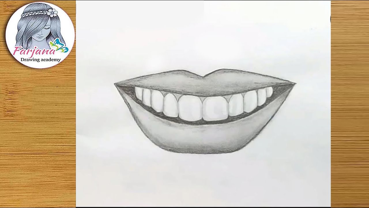 How To Draw A Smiling Mouth No Teeth Realistic Infoupdate Org