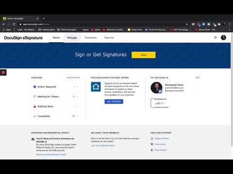 How To Do In Person Signing With Docusign Youtube