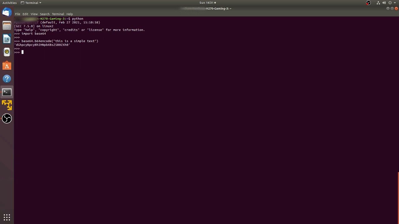 Base64 Encode And Decode Using Python Youtube