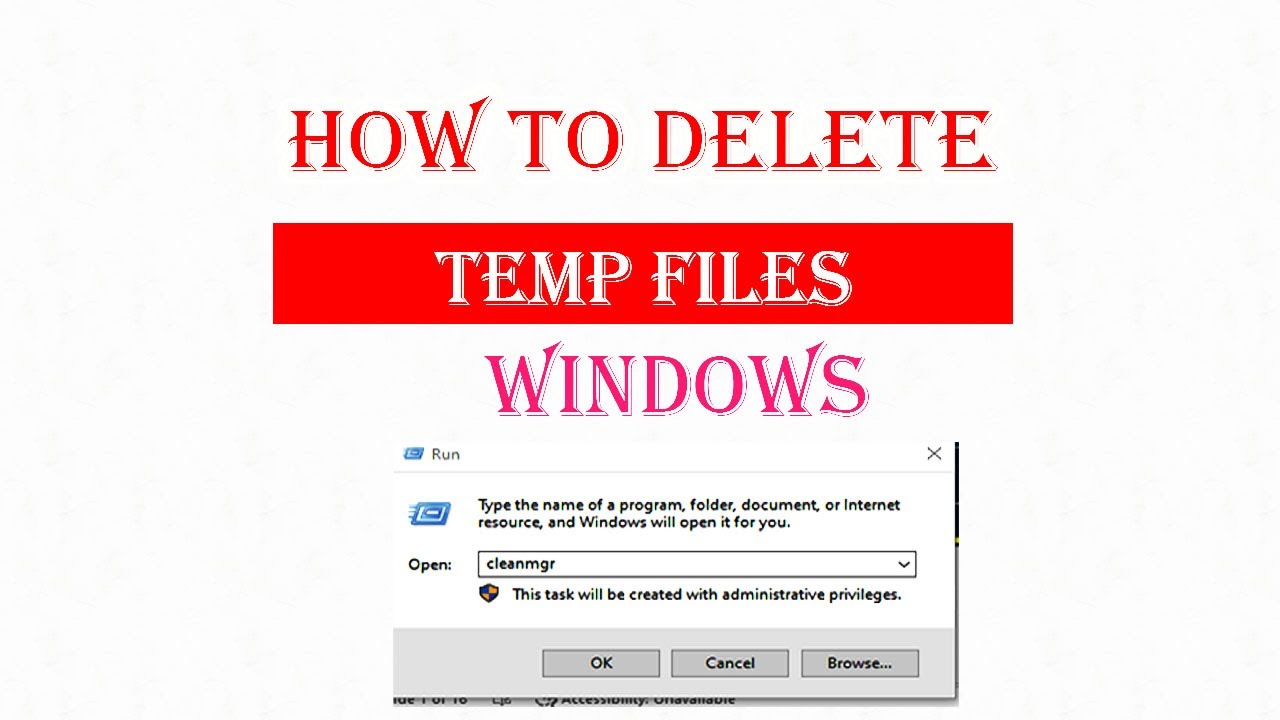 How To Remove Temporary Files Pc At Leon Hendricks Blog