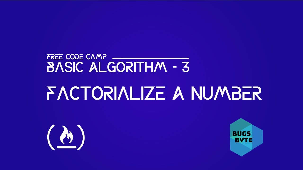 Factorialize A Number Basic Algorithm 3 Free Code Camp Youtube