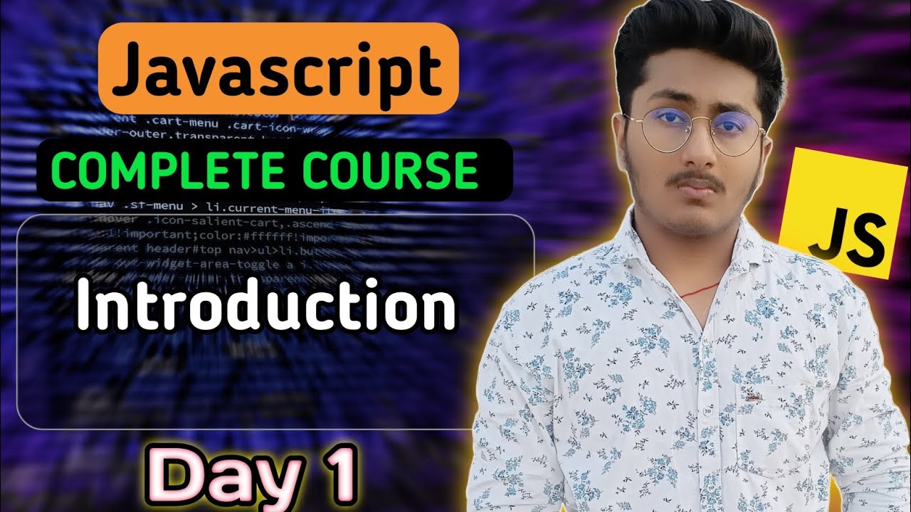 Introduction Of Javascript Javascript Tutorial In Hindi 1 Youtube