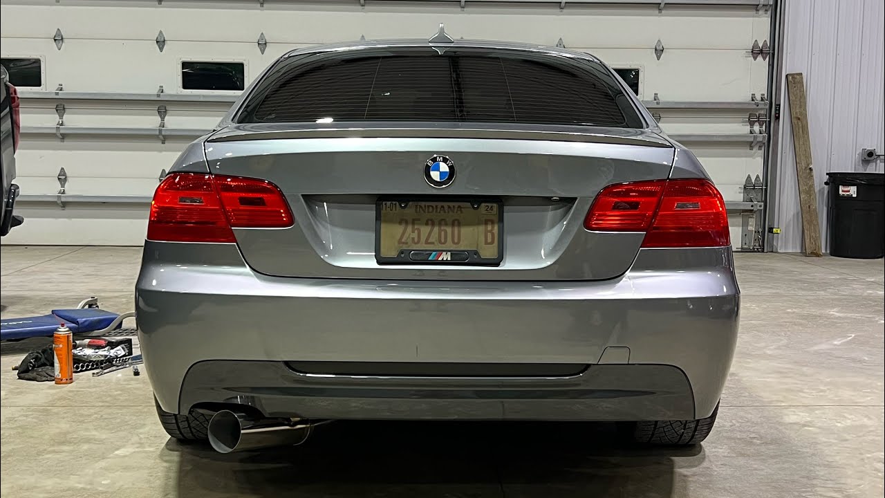 Bmw E92 335i Single Exit Exhaust Sound Clips Youtube