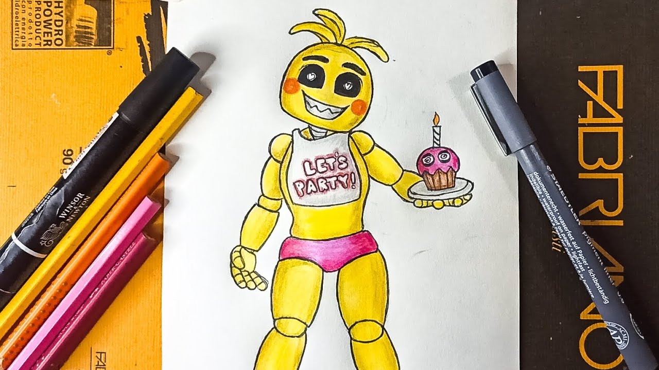 How To Draw Toy Chica Five Nights At Freddy S How To Draw Fnaf