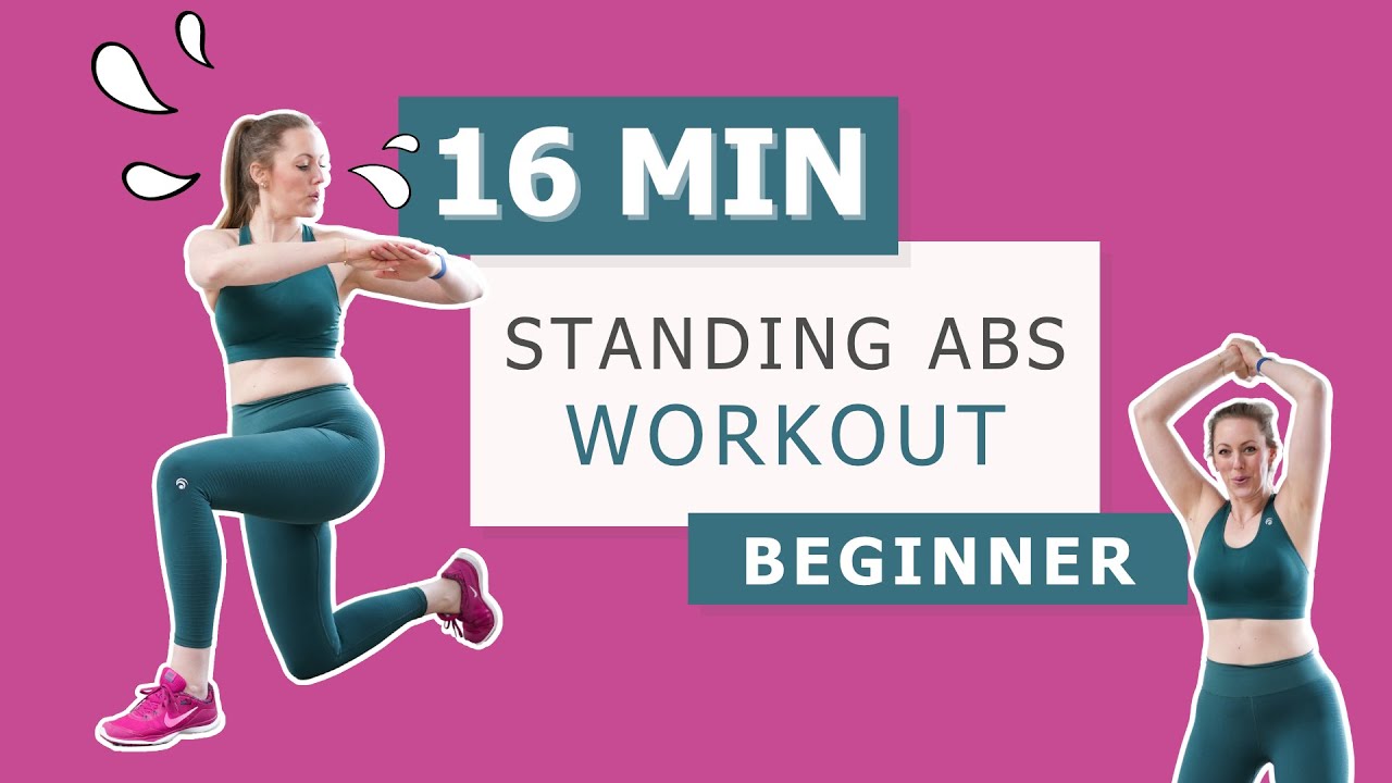 Standing Abs Workout Beginnerfriendly Cardio Youtube