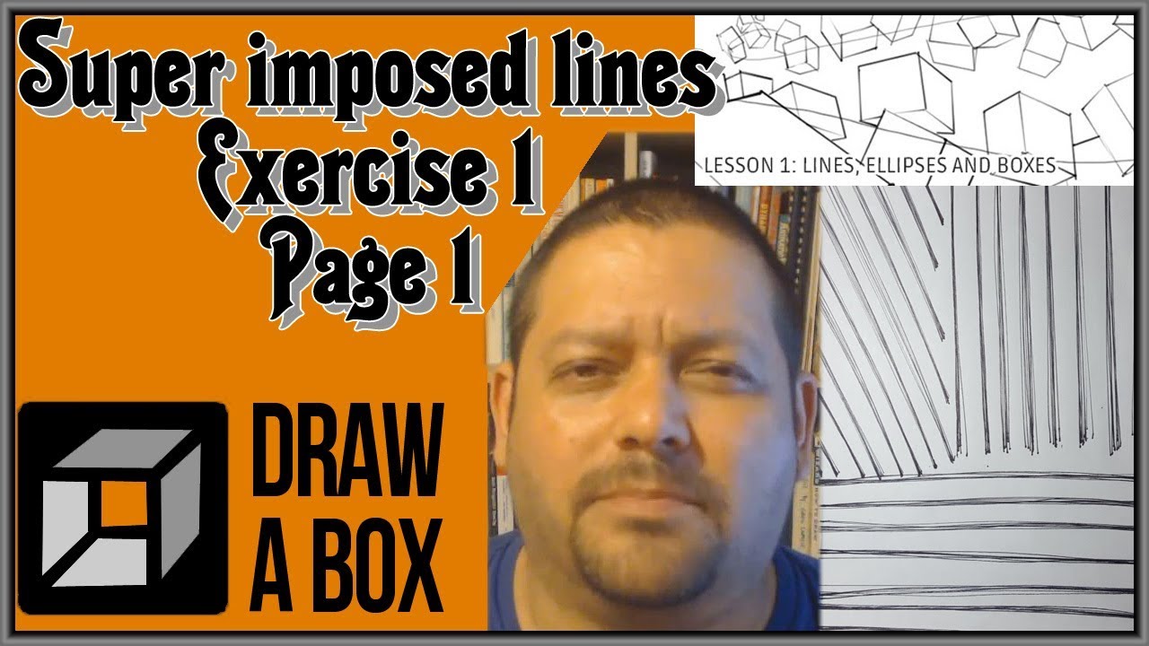 Drawabox Lesson 1 Exercise 1 Super Imposed Lines Homework P 01