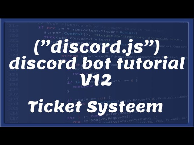 Discord Bot Tutorial V12 Ep 01