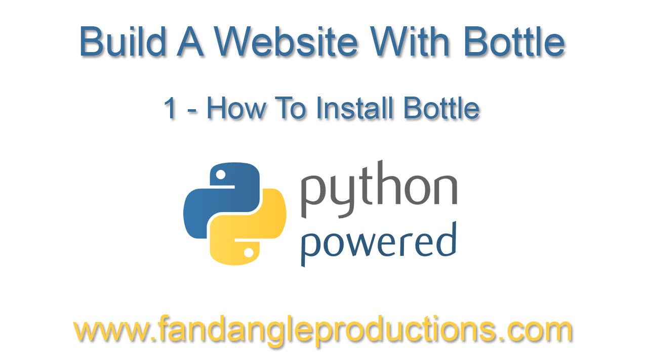 Python Web Frameworks 1 Install Bottle Youtube