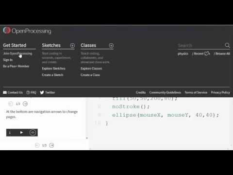Create Openprocessing Account Youtube