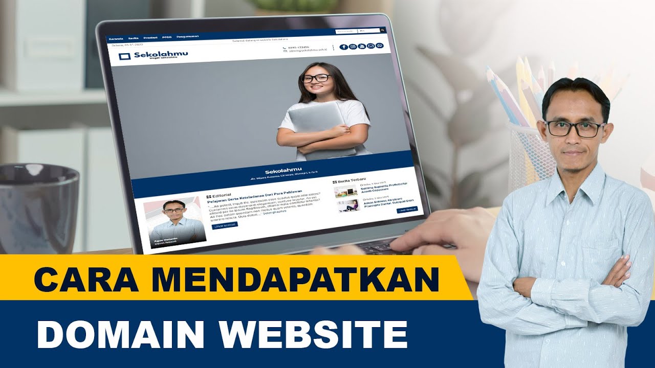 Cara Mendapatkan Domain Website Youtube