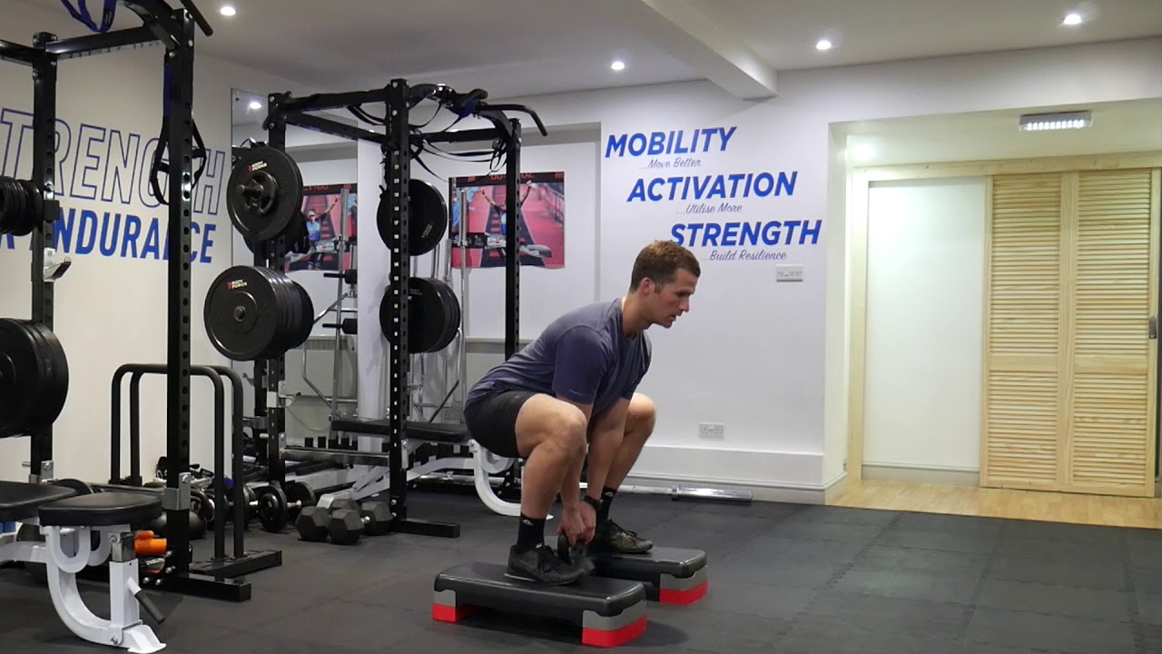 Elevated Kettlebell Deadlift Youtube