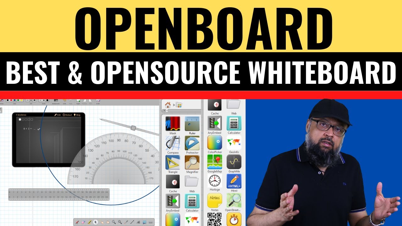 Openboard Is The Best Free Online Whiteboard For Teaching Math Youtube