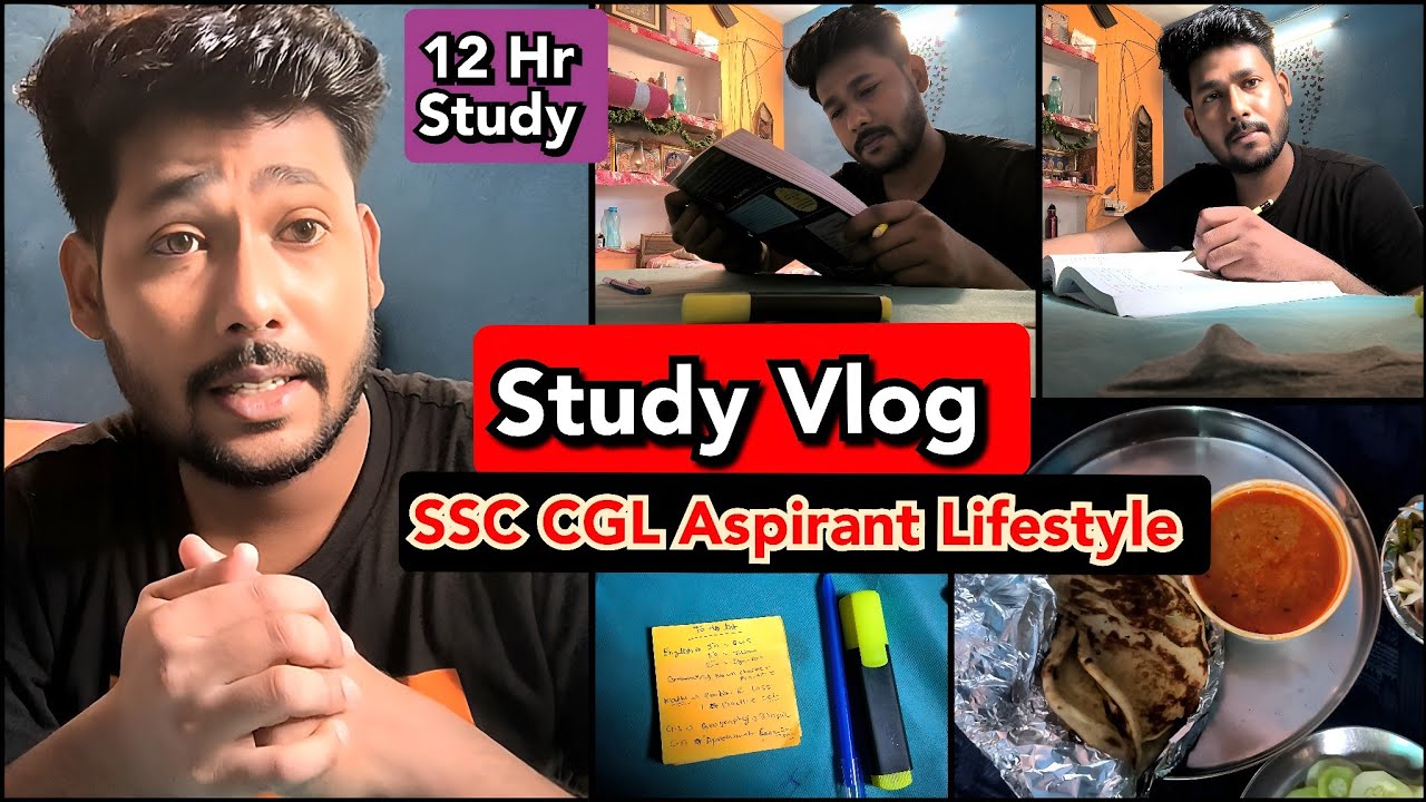Study Vlog рџ љ Day In The Life Of Ssc Cgl Aspirant Youtube