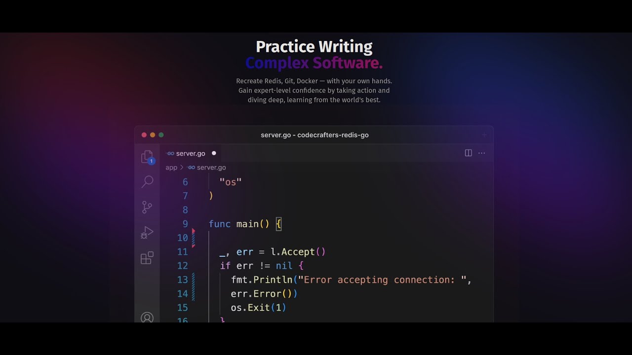 пробую Codecrafters Io Youtube