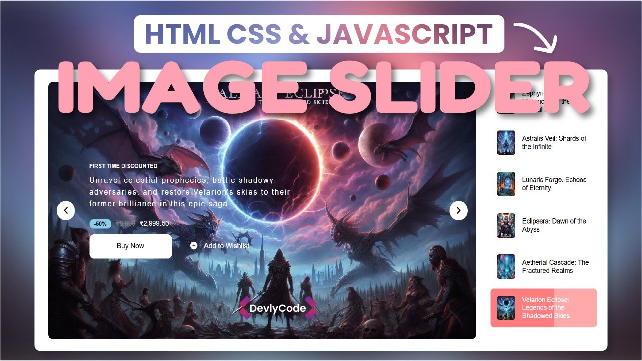 Creating An Auto Rotating Image Slider With Html Css Javascript
