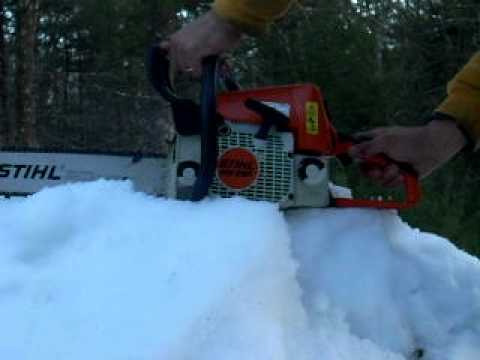 Dscn3652 Mov Stihl Ms250 Tool Less Adjuster Youtube