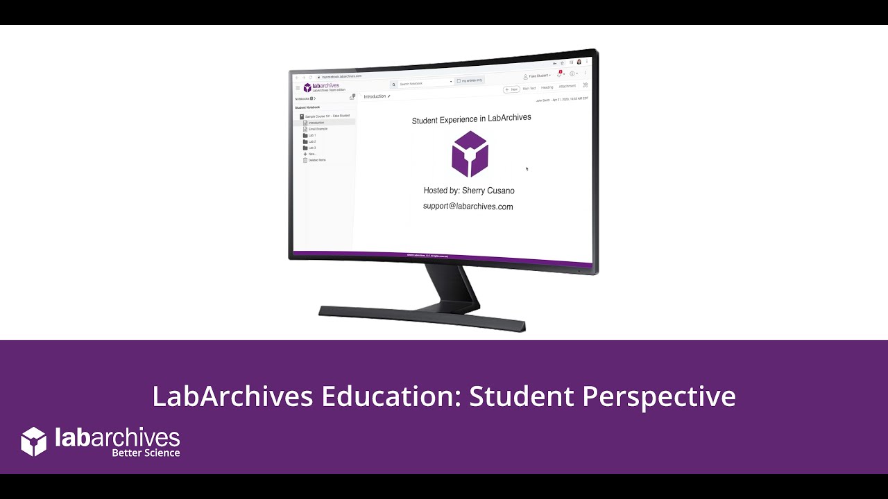 Labarchives Education Student Perspective Youtube