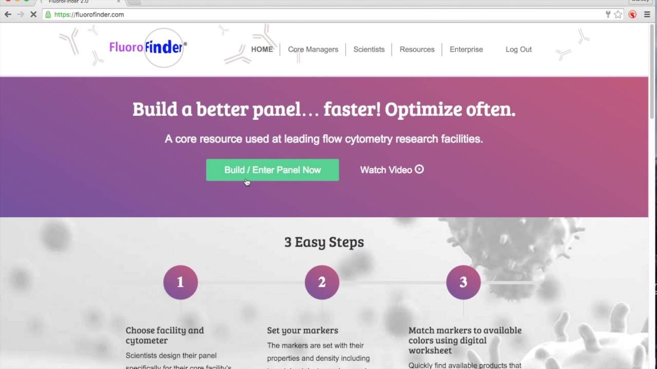 The Basics Of Panel Design With Fluorofinder Youtube