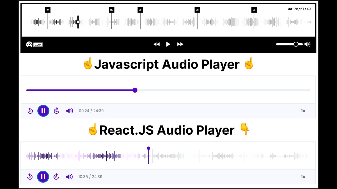 Audio Wave Player React Js Youtube