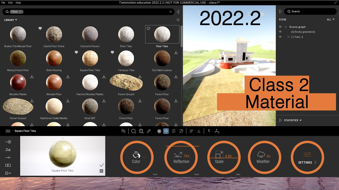 Twinmotion Material Class2 Youtube