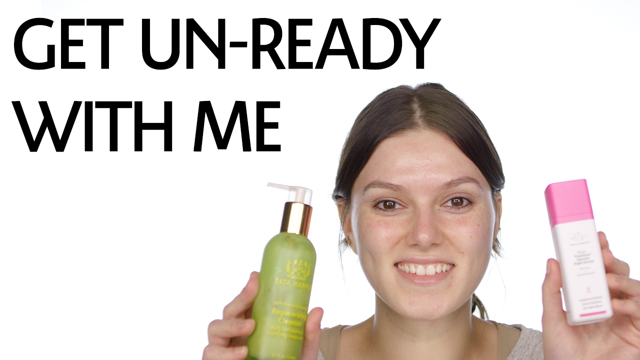 Get Unready With Me Nightly Skincare Routine For Combination Skin