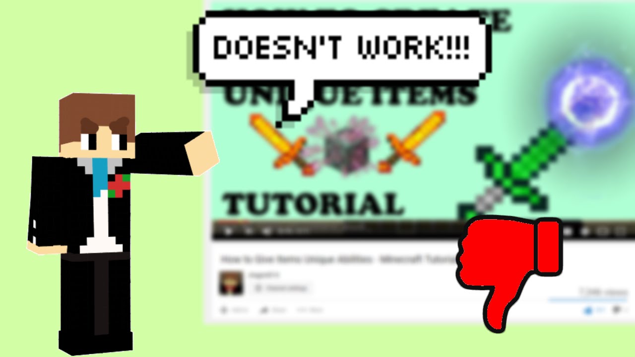 Why Command Block Tutorials Never Work For You Minecraft Youtube