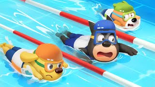 Police And Mini Antel Funny Stories Safety Rules For Kids Sheriff