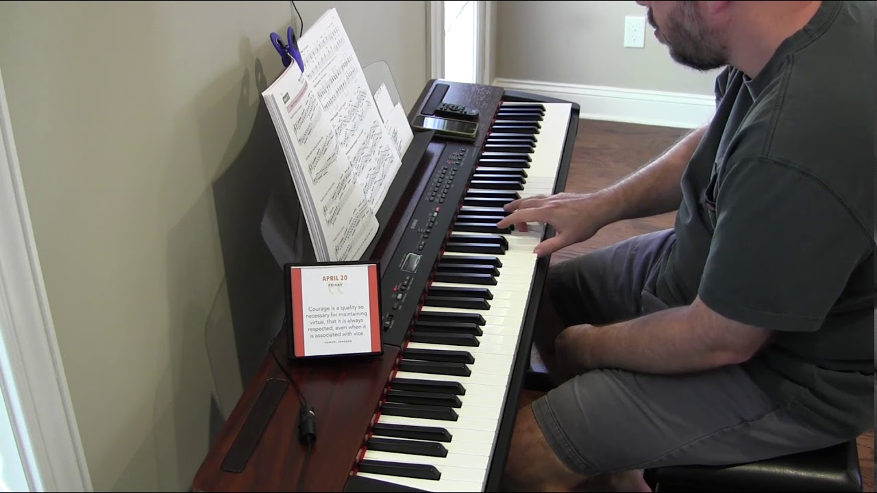 Brian Playing Scales Cadences Day 110 C Major Youtube