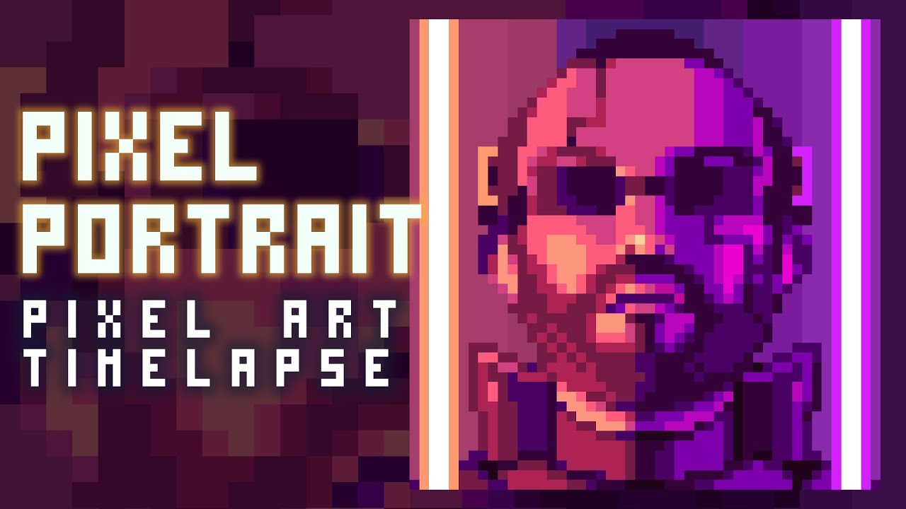 Pixel Portrait Pixel Art Timelapse Youtube