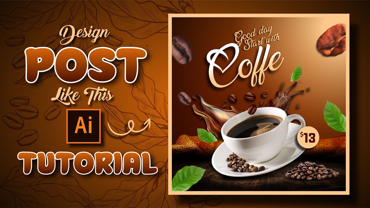 How To Design Social Media Post In Adobe Illustrator Illustrator