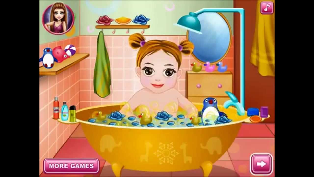 First Baby Bath Gameplay For Little Kids New Video Youtube Youtube