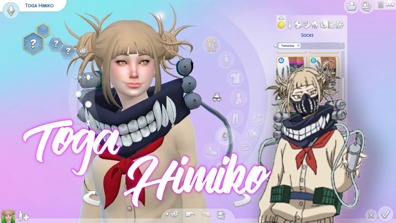 Sims 4 Toga Himiko Cc Dl Links Youtube