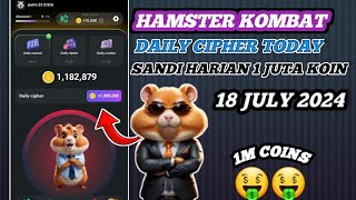 Sandi Harian Hamster Kombat Hari Ini 18 July 2024 Hamster Kombat Daily ...