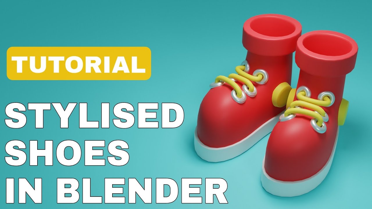 3d Stylised Shoes Modeling Blender Tutorial Youtube