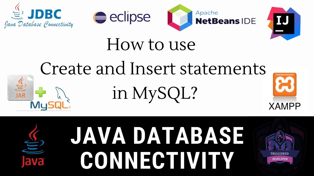 How To Create Table And Insert Data Into Tables In Mysql Java Jdbc