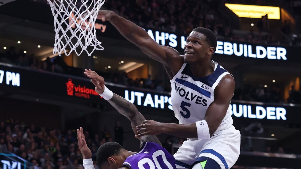Every Anthony Edwards Dunks Nba Minnesota Timberwolves Highlights
