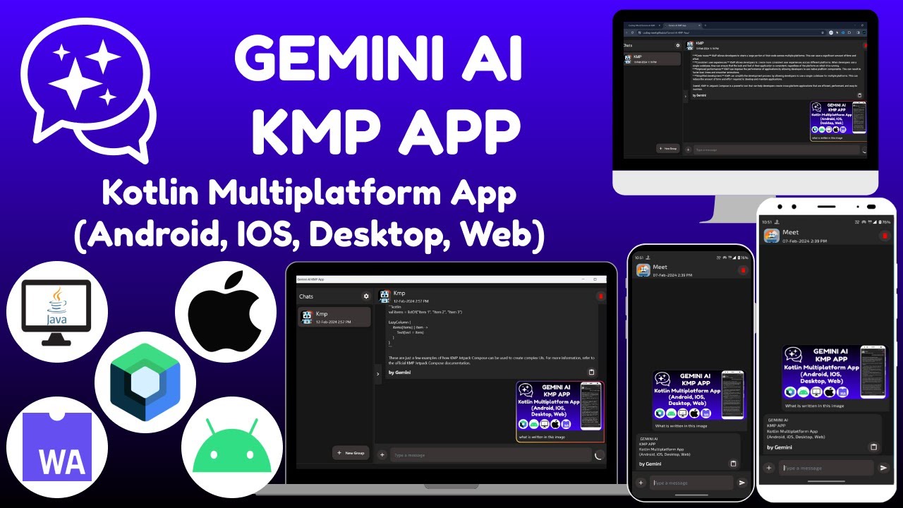 Gemini Ai Kotlin Multiplatform App Android Ios Windows Macos