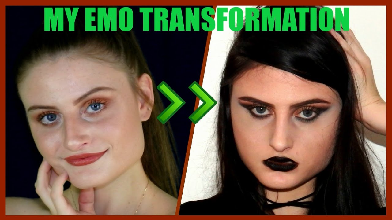 Grwm My Emo Transformation 亟 Youtube