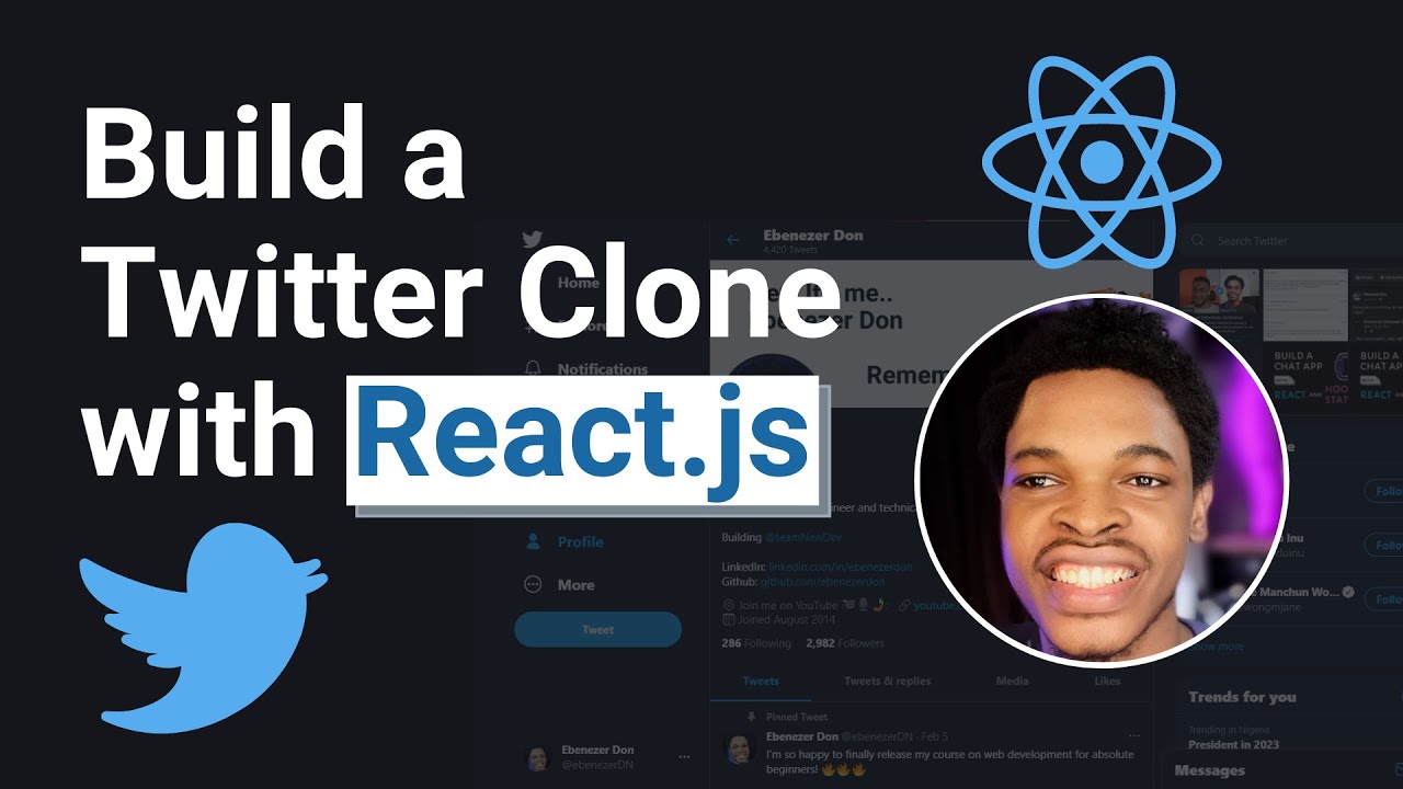 Build A Twitter Clone With React Js 1 Youtube