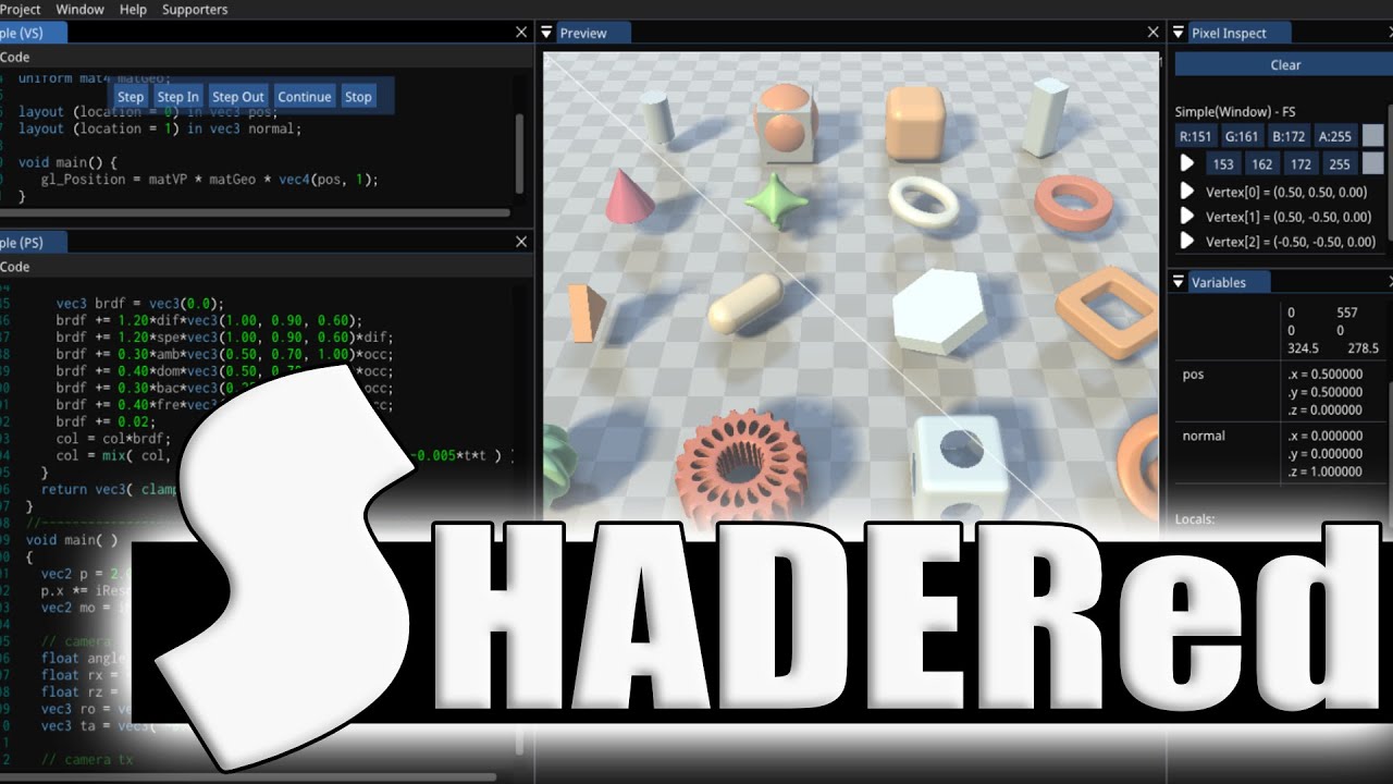 Shadered Excellent Shader Editor Free Open Source Youtube